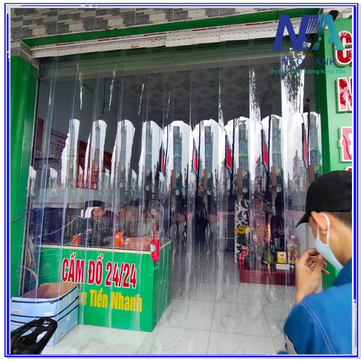 Rèm Nhựa Cao 2m1 Plastic Trong Suốt Cho Cửa. | Shopee Việt Nam