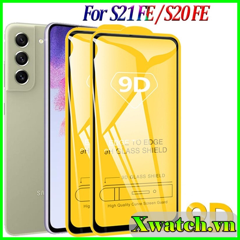 Cường lực Full màn Samsung Galaxy S21 FE S20 FE S20 FE 5G Note 10 Lite S10 Lite S22 S21 plus A13 ...