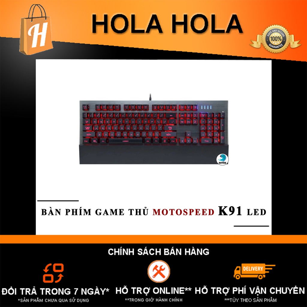 Bàn phím game thủ Motospeed K91 LED RBG Gaming Keyboard | Shopee Việt Nam