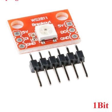 Bảng Điều Khiển Đèn LED Nhiều Màu WS2812B 1 2 4 7 9 16 25 32 64 Bit WS ...