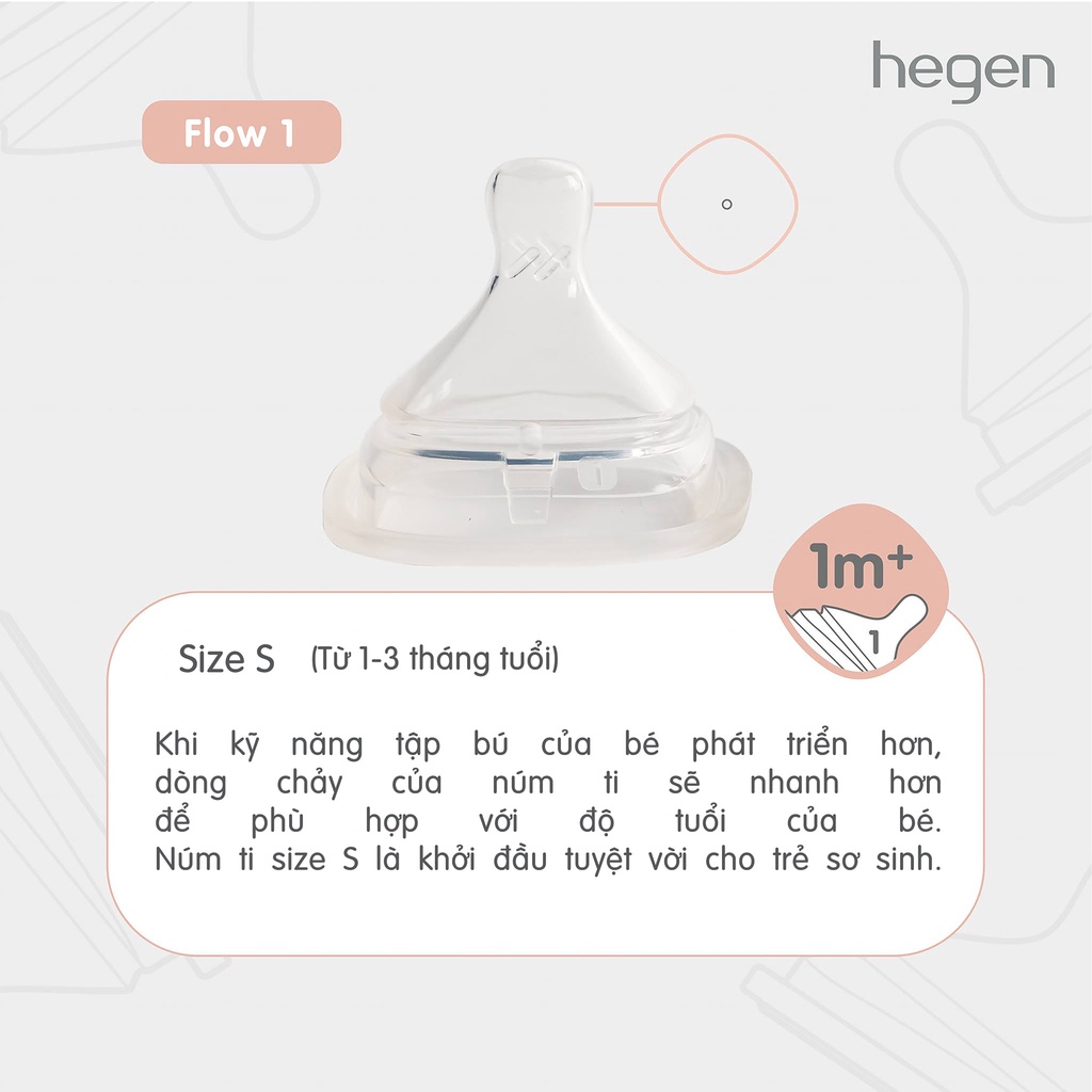 Núm ty Hegen chính hãng đủ size cho bé | Shopee Việt Nam