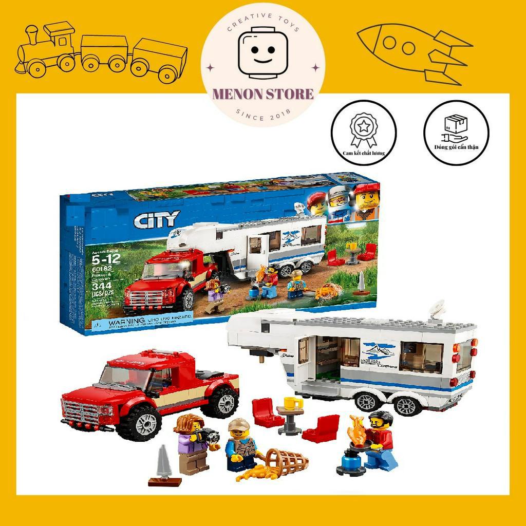 Đồ chơi lắp ráp 20871 02093 10871 22093 Xe tải du lịch - Xếp hình thông ...