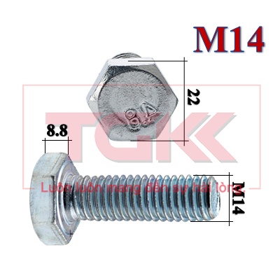 Bulong mạ kẽm M14 (120-200mm) | Shopee Việt Nam