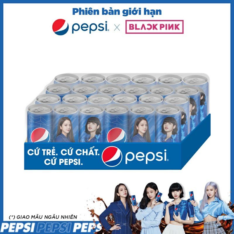 Thùng 24 lon Pepsi lon 330ml( mẫu thay đổi tùy theo đợt nhập hàng ...