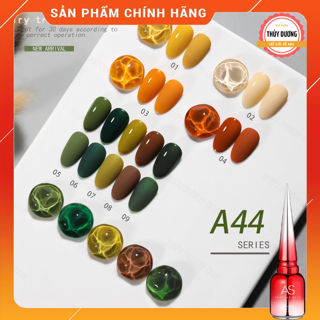 Sơn gel AS chính hãng chai đỏ mã A44 15ml | Shopee Việt Nam