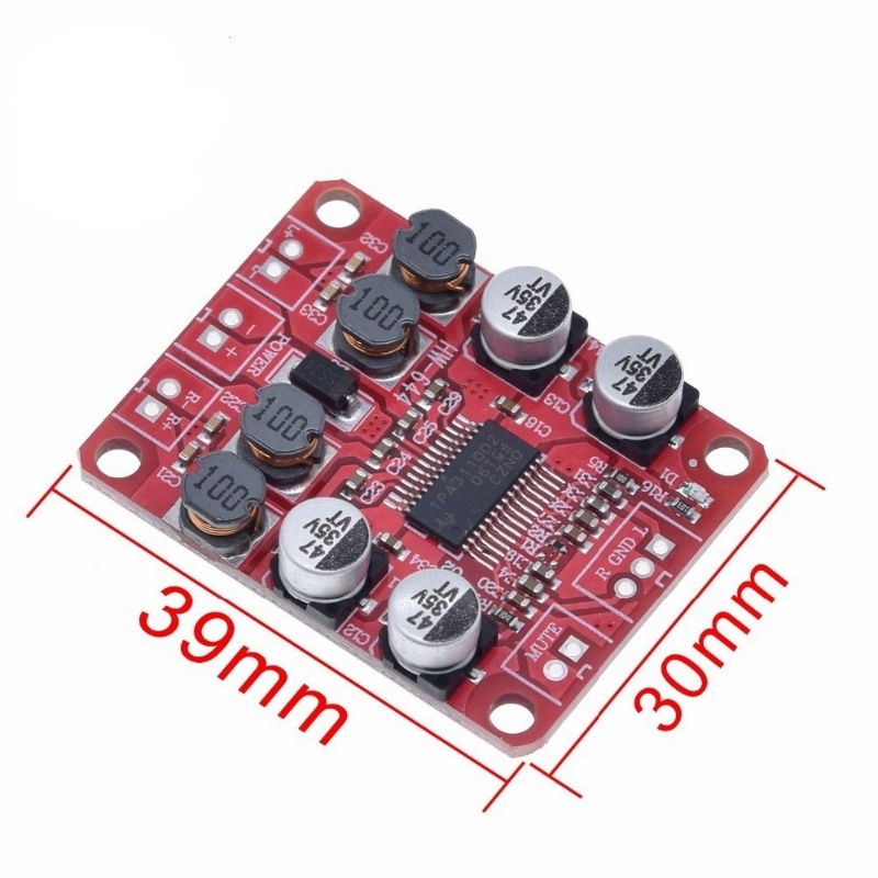 Mô Đun Khuếch Đại Âm Thanh Kỹ Thuật Số DC 12V TPA3110 TPA3110D2 2x15W Tự Lắp Ráp Chuyên Dụng ...