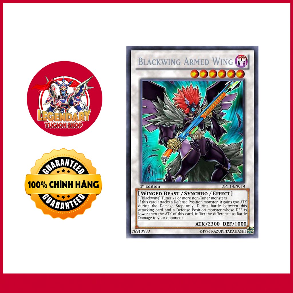 [Thẻ Bài Yugioh Chính Hãng] Blackwing Armed Wing | Shopee Việt Nam
