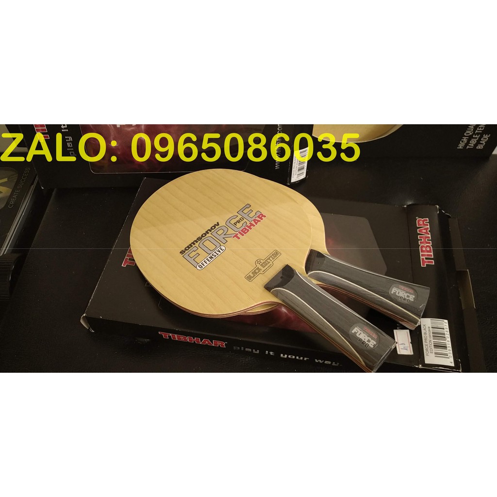 Cốt vợt bóng bàn tibhar force pro black editon [CHÍNH HÃNG] | Shopee ...