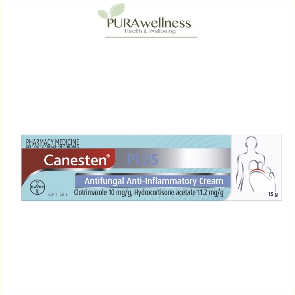 [Nhập Úc] Canesten Plus Antifungal and Anti-Inflammatory Cream 15g ...