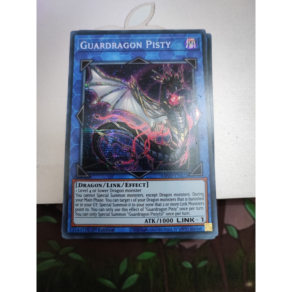 [Yugioh] Guardragon Pisty - MP20-EN022 - Prismatic Secret Rare 1st Edition | Shopee Việt Nam