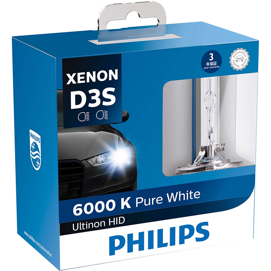 Bóng đèn pha ô tô Xenon Philips Ultinon HID D3S 42403 42V 35W 6000K | Shopee Việt Nam
