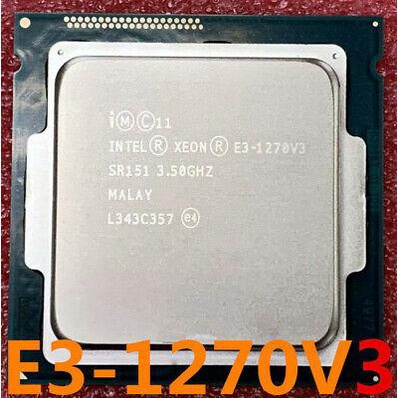 Bộ xử lý Intel® Xeon® E3-1270 v3 8M bộ nhớ đệm, 3,50 GHz | Shopee Việt Nam