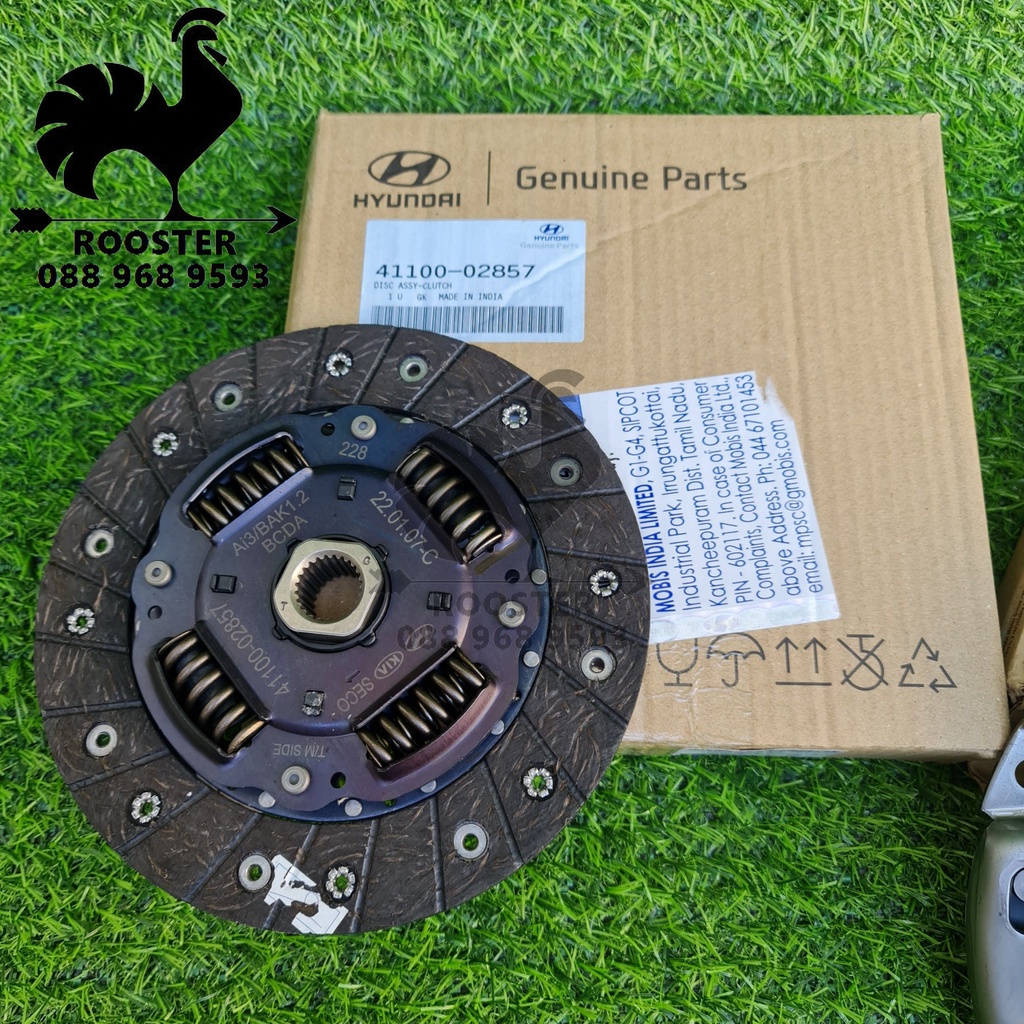 Bộ li hợp (máy 1.2) xe Morning, I10. Lá côn (đĩa côn), Bàn ép, Bi tê (Bi T) Mã: 4110002857 ...