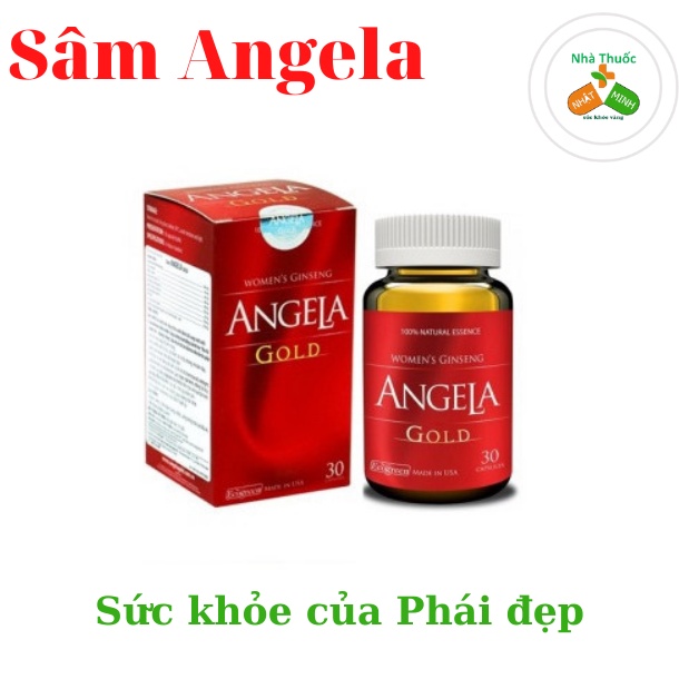 [Chính Hãng ] Sâm Angela Gold - Tăng cường sinh lý phái nữ - lọ 60 viên ...