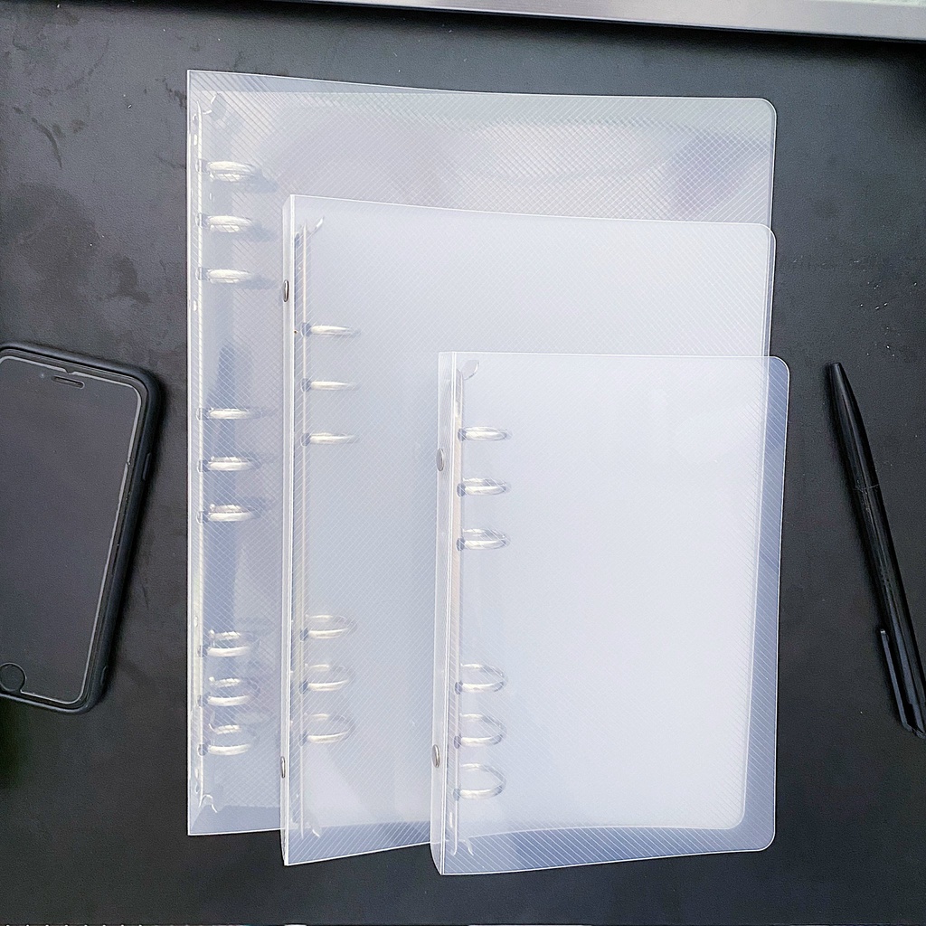 Bìa binder 6 còng (chỉ bìa) Size A4- B5- B6 | Shopee Việt Nam
