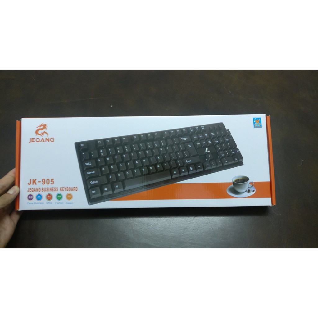 Bàn phím có dây văn phòng JeQang JK-905 | Shopee Việt Nam