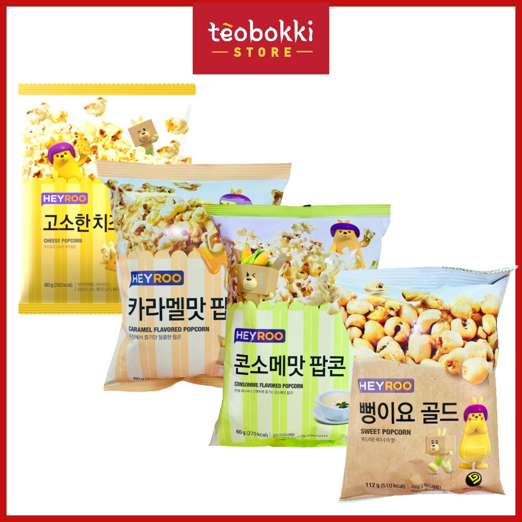 Bắp rang bơ HEYROO nhiều vị | Shopee Việt Nam