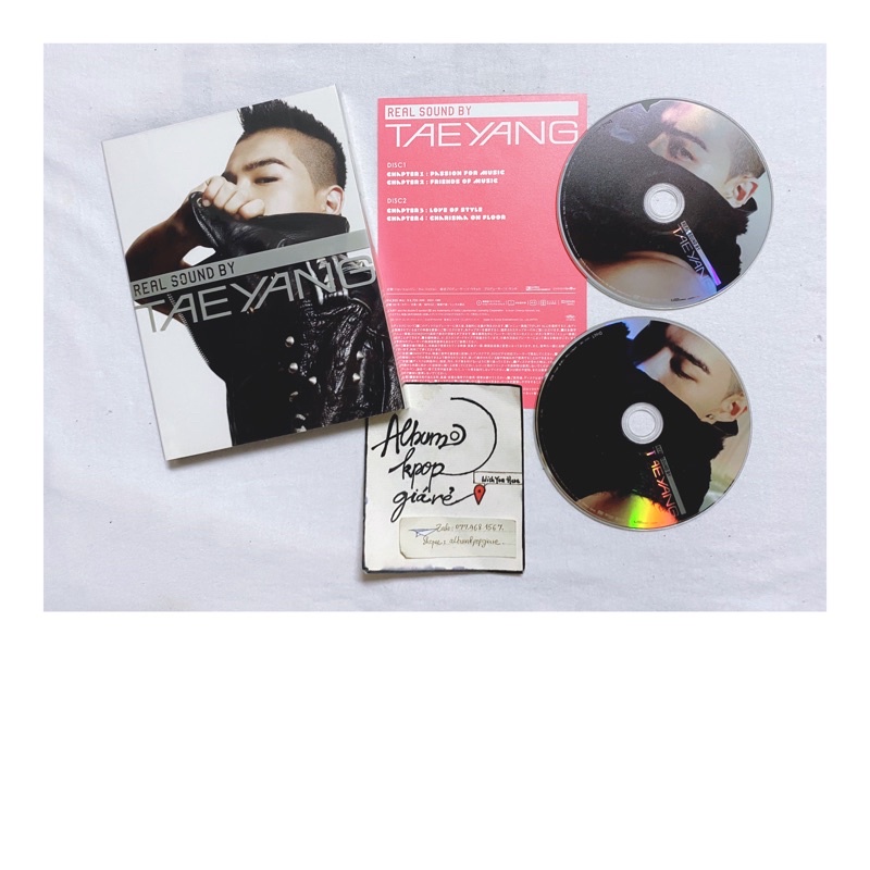 Bigbang Taeyang Japan album Real Sound by Taeyang đã khui seal, gồm 2 ...