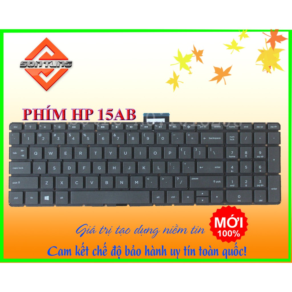 Bàn Phím Laptop HP 15AB 15-ABxx 15-ab291TX 15-AB093TX 15-AB093TX 15-AB008 | Shopee Việt Nam