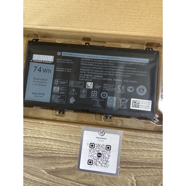 Pin Laptop Dell INSPIRON 15 7559 7567 (357F9) Zin | Shopee Việt Nam