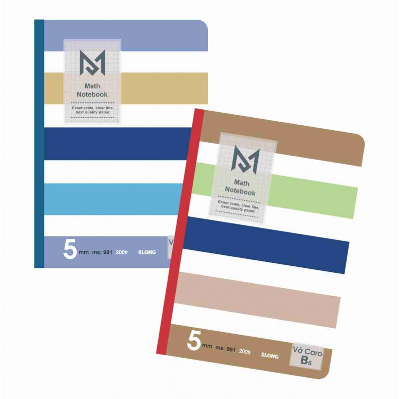 Vở may dán gáy Caro B5 - 120/200 trang KLONG MS:990/ 991 | Shopee Việt Nam