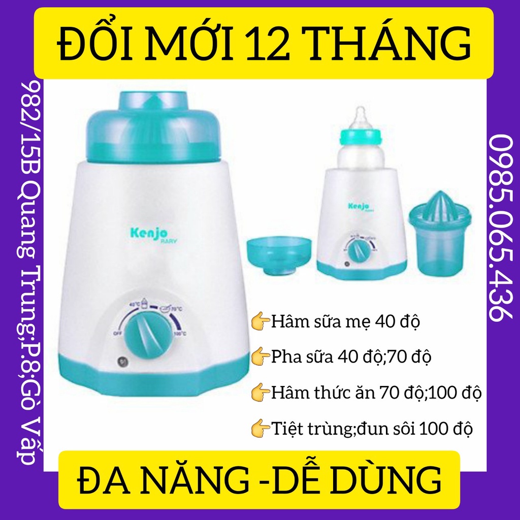 [Xài Là Ưng]Máy Hâm Sữa Và Thức Ăn Kenjo Baby-Màu Xám (Đa Năng,Dễ Xài ...