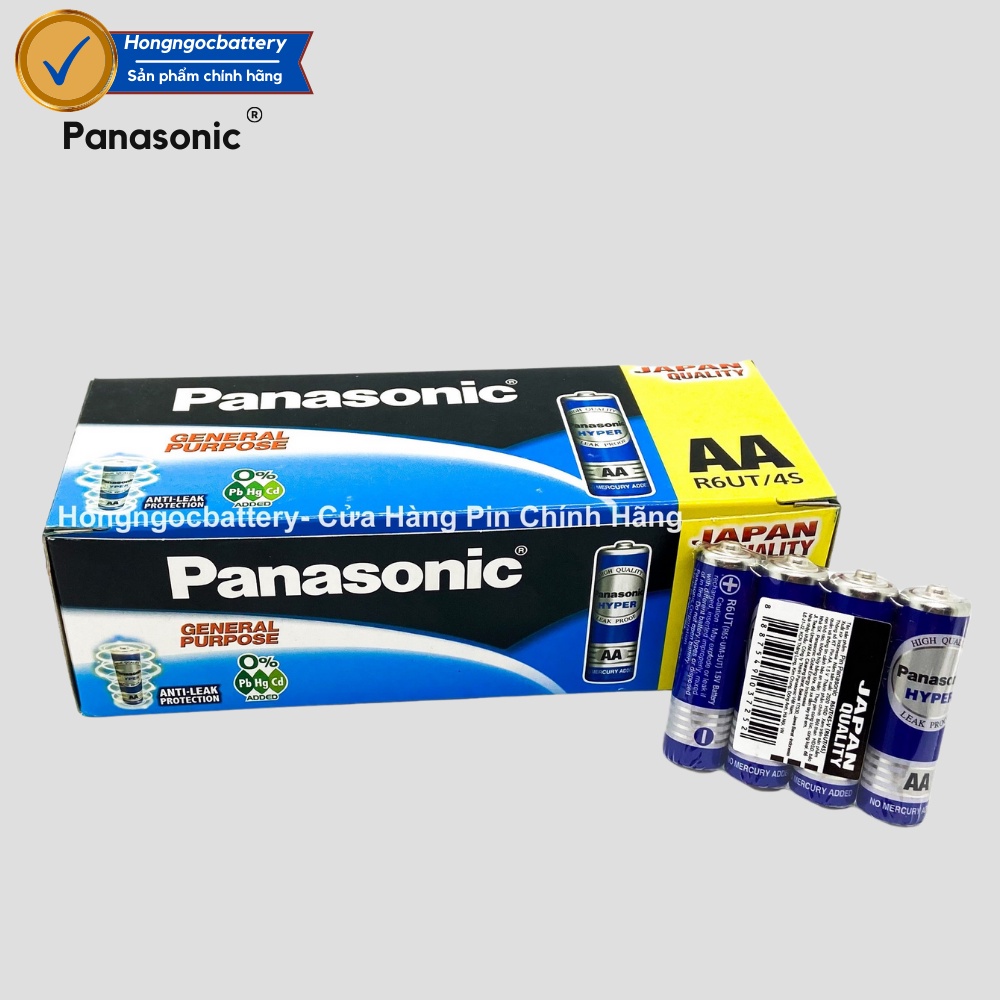 Hộp Pin AA 1,5V ( R6 , LR6 ) Panasonic Hyper R6UT/4S Hàng chính hãng ...