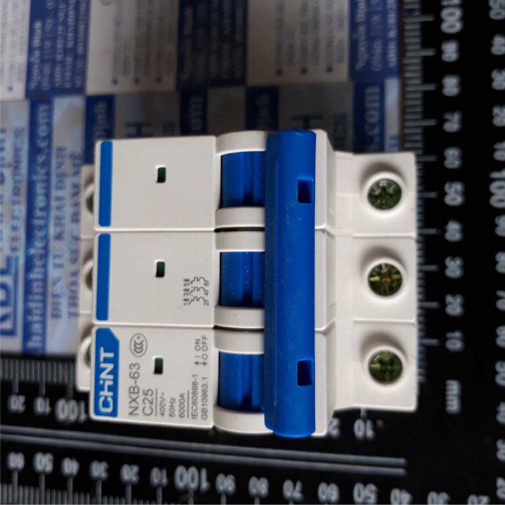 CB MCB AUTOMAX aptomat HÃNG CHINT ĐÓNG CẮT 3P 3 pha BA NXB-63Z C63 16A 20A 32A 40A 60A kde3638 ...