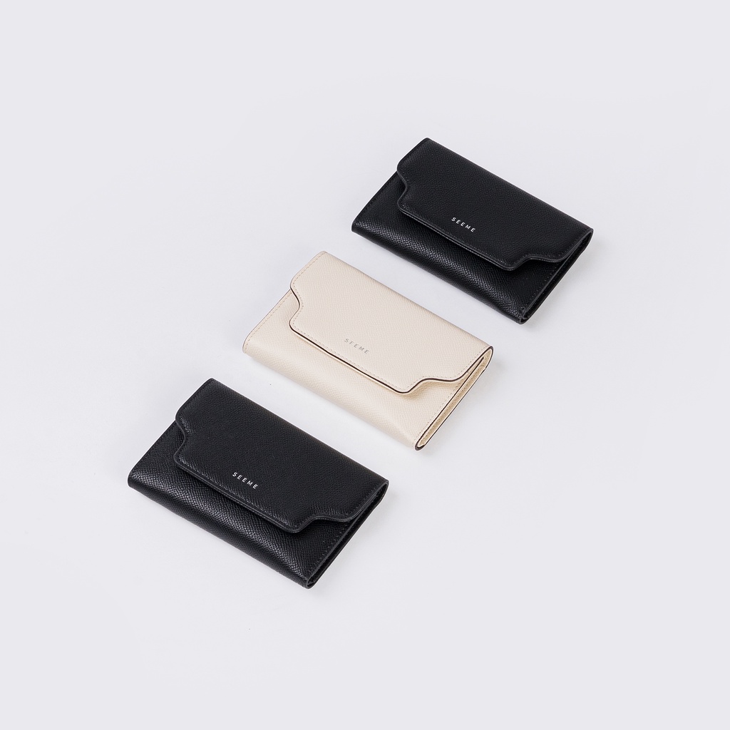 Ví nữ đựng tiền nhiều ngăn gập ba SEEME Classy Wallet | Shopee Việt Nam