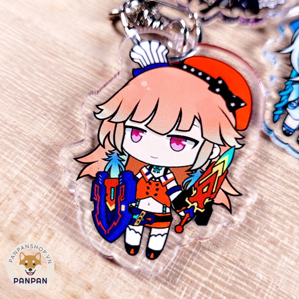 Móc khóa mica Hololive Myth VTuber (6cm) Mori Calliope, Gawr Gura ...