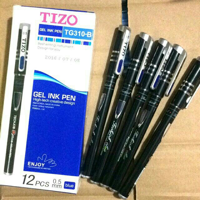 Bút bi nước tizo tg310 (mực xanh) | Shopee Việt Nam