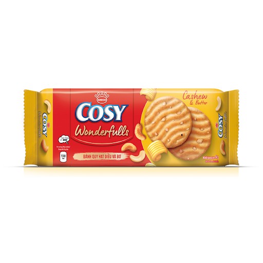 Bánh quy Cosy Wonderfulls Hạt điều và Bơ từ Mondelez Kinh Đô 84g ...