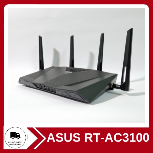 Router WiFi Asus RT-AC3100 Hai băng tần | Tốc độ 3167Mbps | Gaming ...
