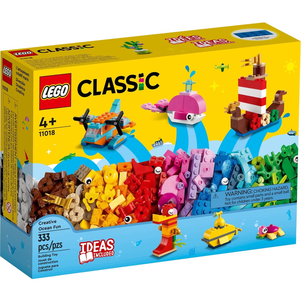 LEGO 11018 Classic - Hộp gạch đại dương sáng tạo | Shopee Việt Nam