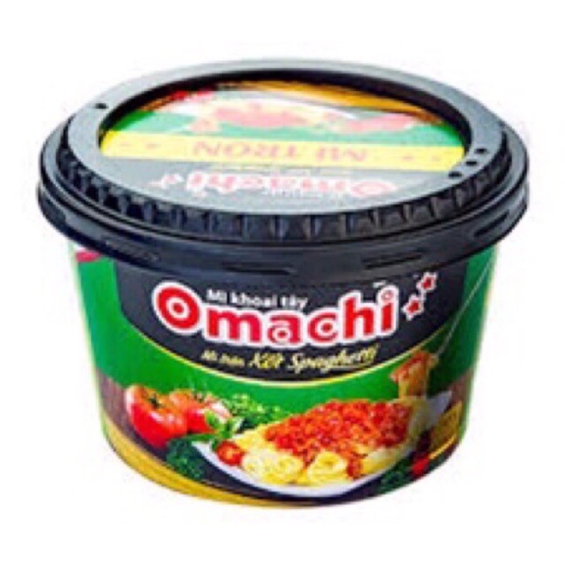 Tô mì trộn Omachi Spaghetti 105g | Shopee Việt Nam