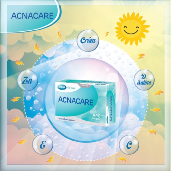 Viên uống giảm mụn, giảm nhờn - Kẽm, Crôm, D.Salina, Vitamin C, Vitamin ...