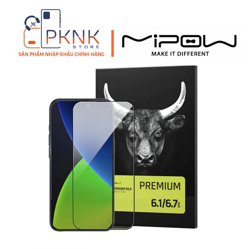 Dán Cường Lực MIPOW KINGBULL PREMIUM SILK HD 14 Promax 14 Plus 14 Pro ...