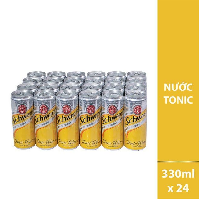 Thùng 24 lon soda tonic schweppes 330ml (Coca cola) | Shopee Việt Nam