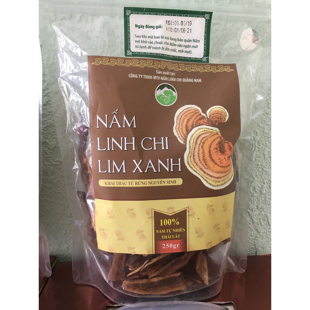 Nấm linh chi lim xanh 250 gram | Shopee Việt Nam