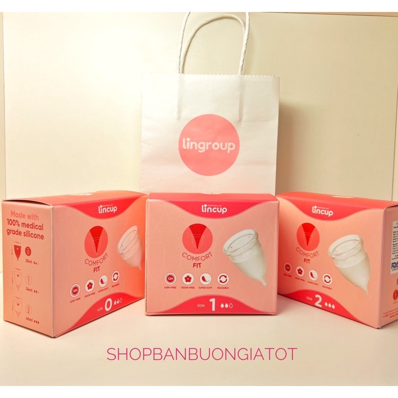 cốc nguyệt san Lincup Mỹ ( chính hãng được kiểm tra khi nhận hàng) | Shopee Việt Nam