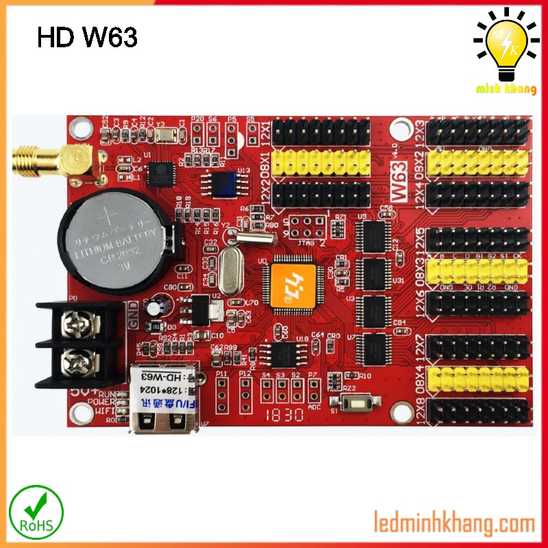 Card HD-W63 (có wifi điều khiển led 1 màu-3 màu) | Shopee Việt Nam