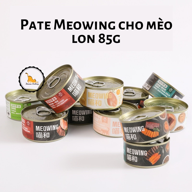 [VỊ MỚI] PATE LON MEOWING CAO CẤP CHO MÈO LON 85g | Shopee Việt Nam