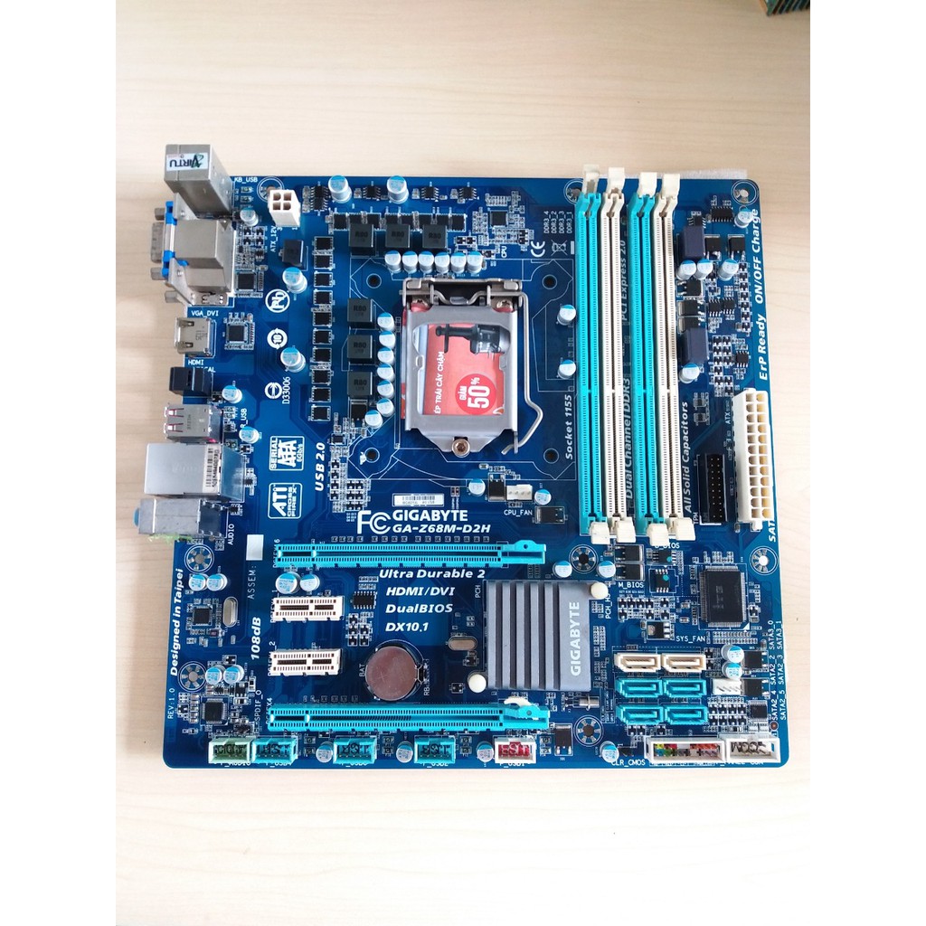 Main mạch chủ Gigabyte Z68 chạy tốt I3 / I5 / I7 socket 1155 | Shopee Việt Nam