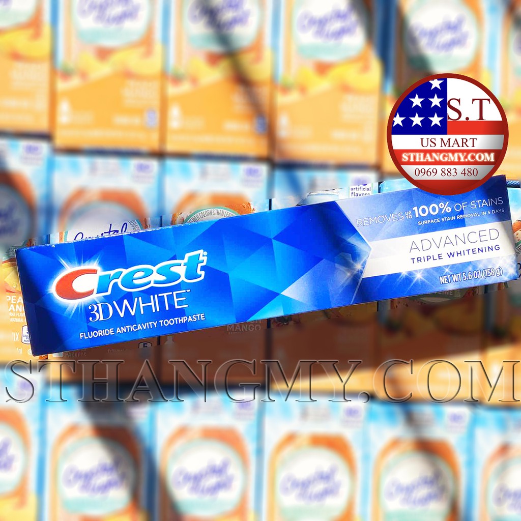 Kem đánh răng Crest 3D White 158g của Mỹ | Shopee Việt Nam