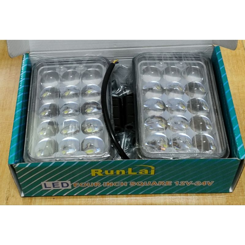 Đèn LED RunLai 15 bóng trợ sáng , giá 1 cặp 2 cái | Shopee Việt Nam