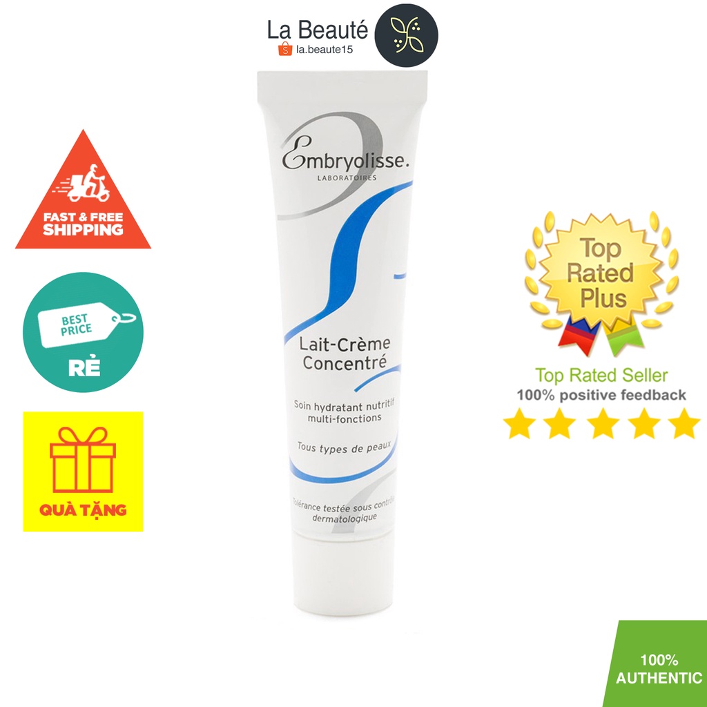 [Chính Hãng] Kem Dưỡng Ẩm Embryolisse Lait-Crème Concentré [02 Loại ...