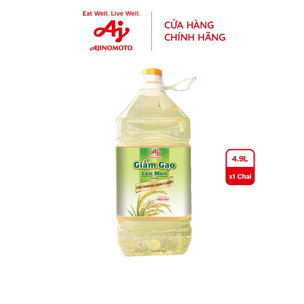 Giấm Gạo Lên Men "Ajinomoto" 4.9l/Chai | Shopee Việt Nam