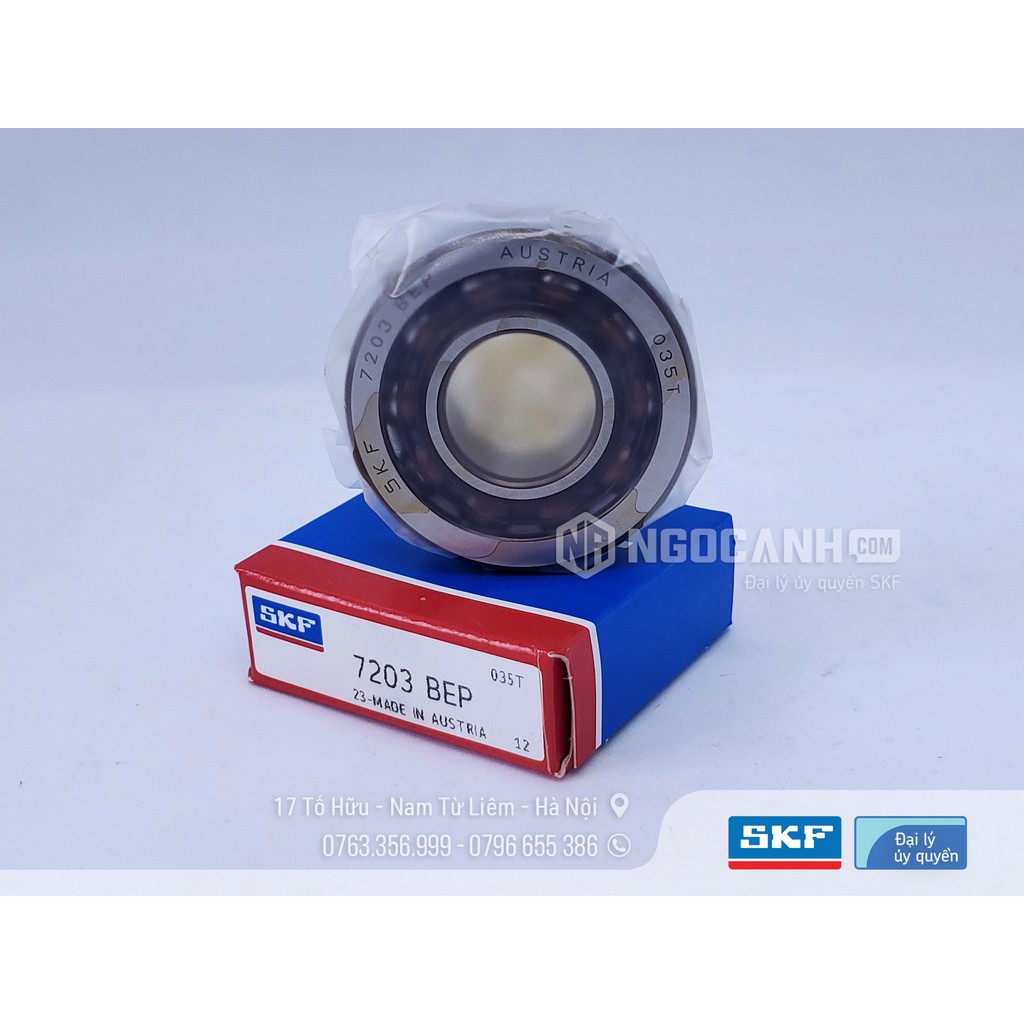 Vòng bi bạc đạn 7203 BEP SKF chính hãng - Vòng bi đỡ chặn - Vòng bi ...
