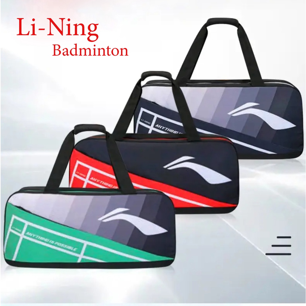 Túi vợt cầu lông Lining chính hãng ABJS019 có 3 màu lựa chọn | Shopee ...