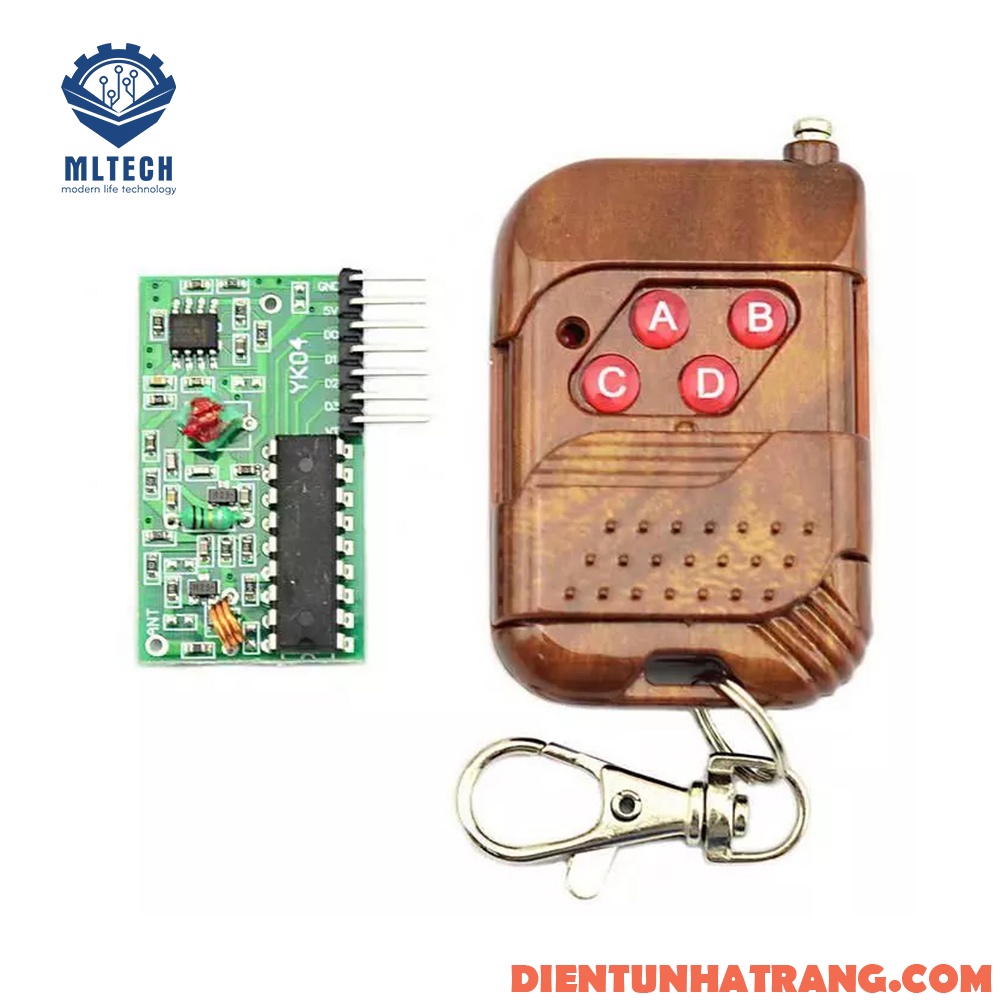 Module RF 315Mhz PT2262/PT2272 4 kênh Remote | Shopee Việt Nam